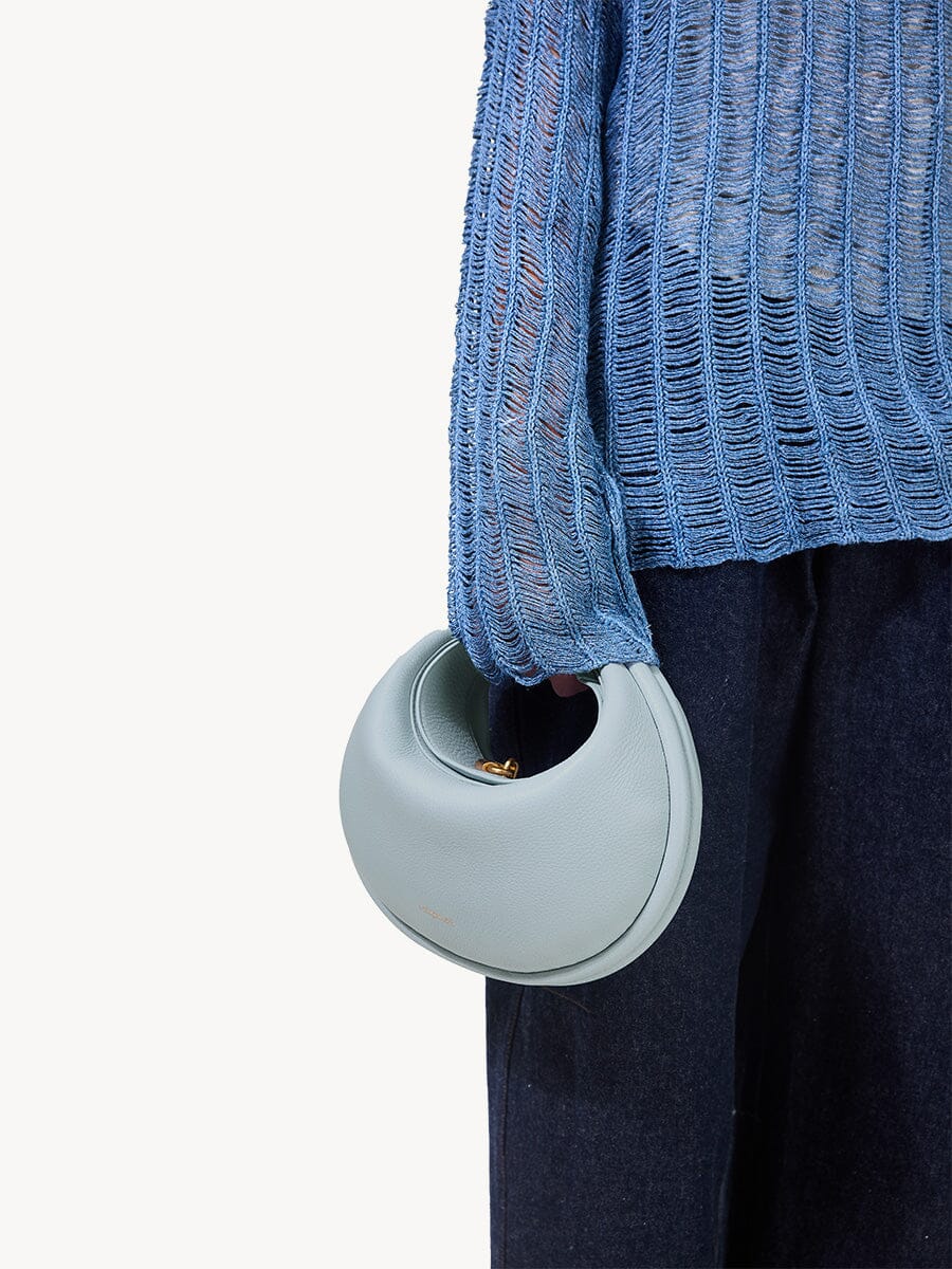 Luna Bag in Aquamarine | Premium Leather & 4 Ways to Wear – Songmont