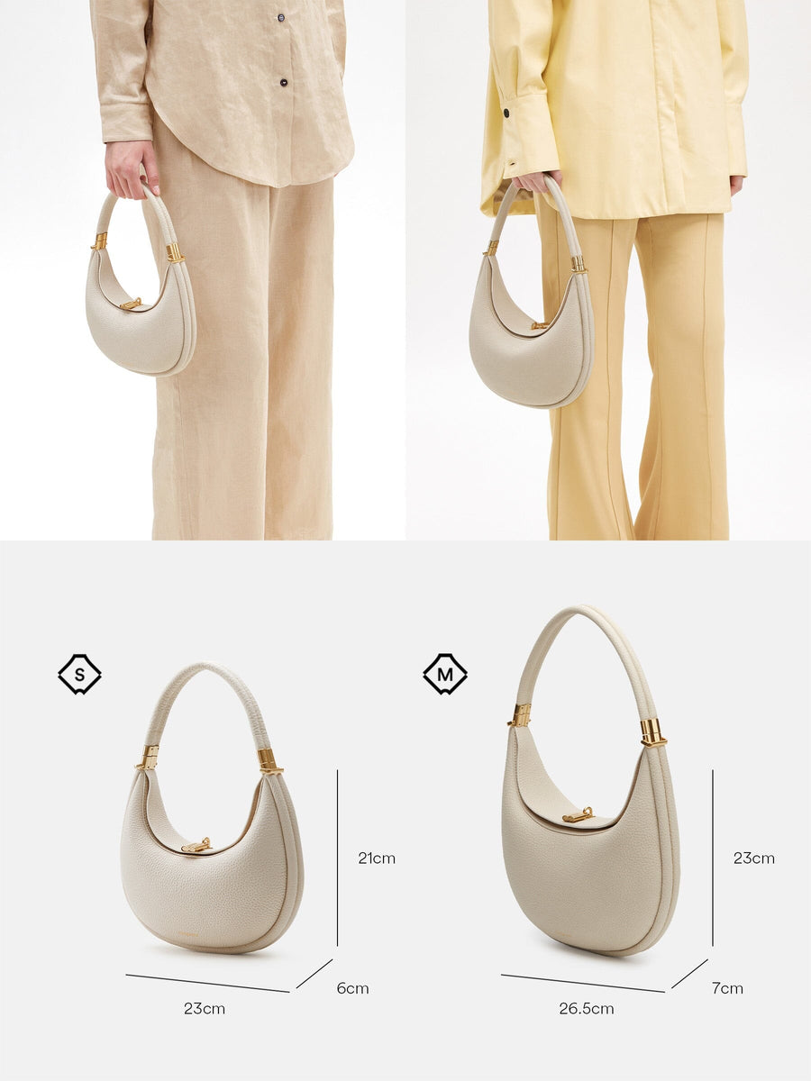 Luna Bag | Full-Grain Leather Crescent Shoulder Bag – Songmont