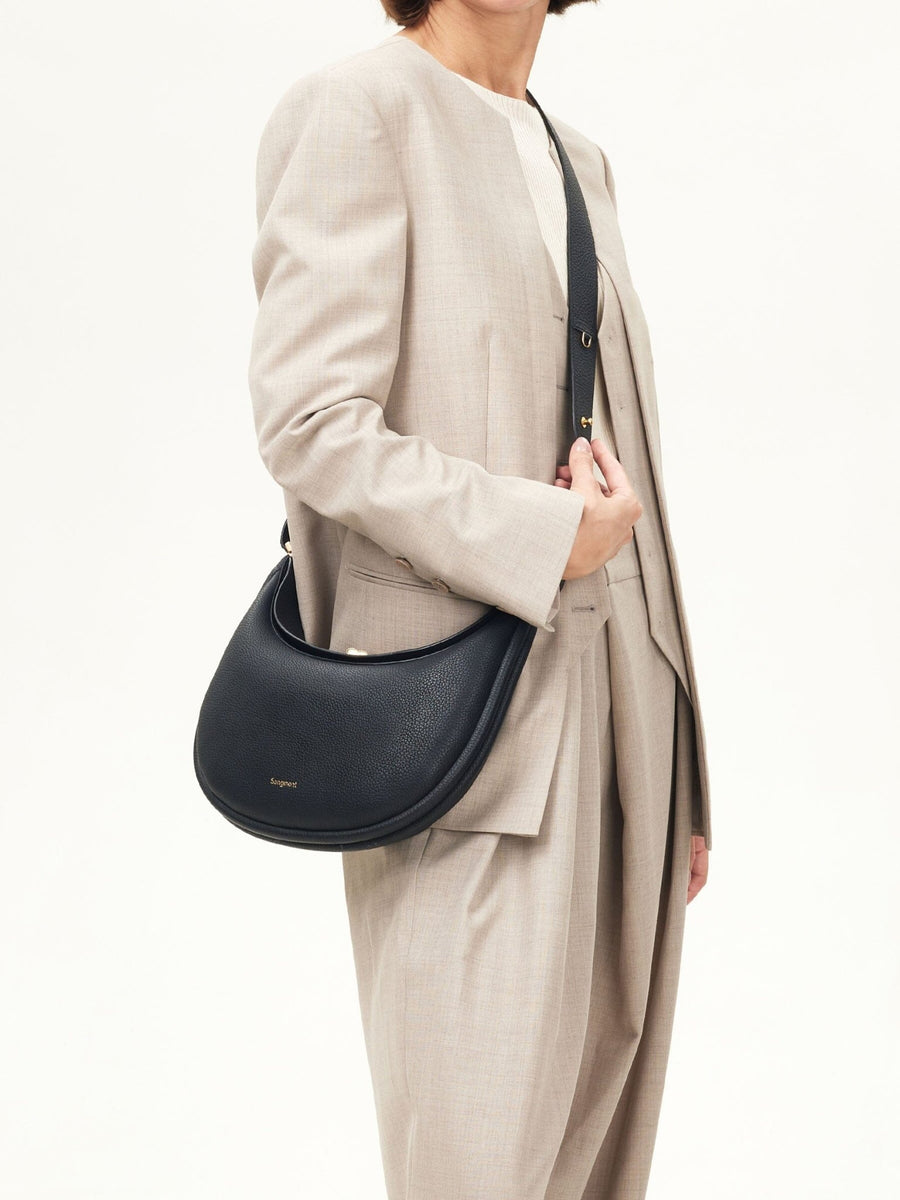 Luna Bag | Full-Grain Leather Crescent Shoulder Bag – Songmont