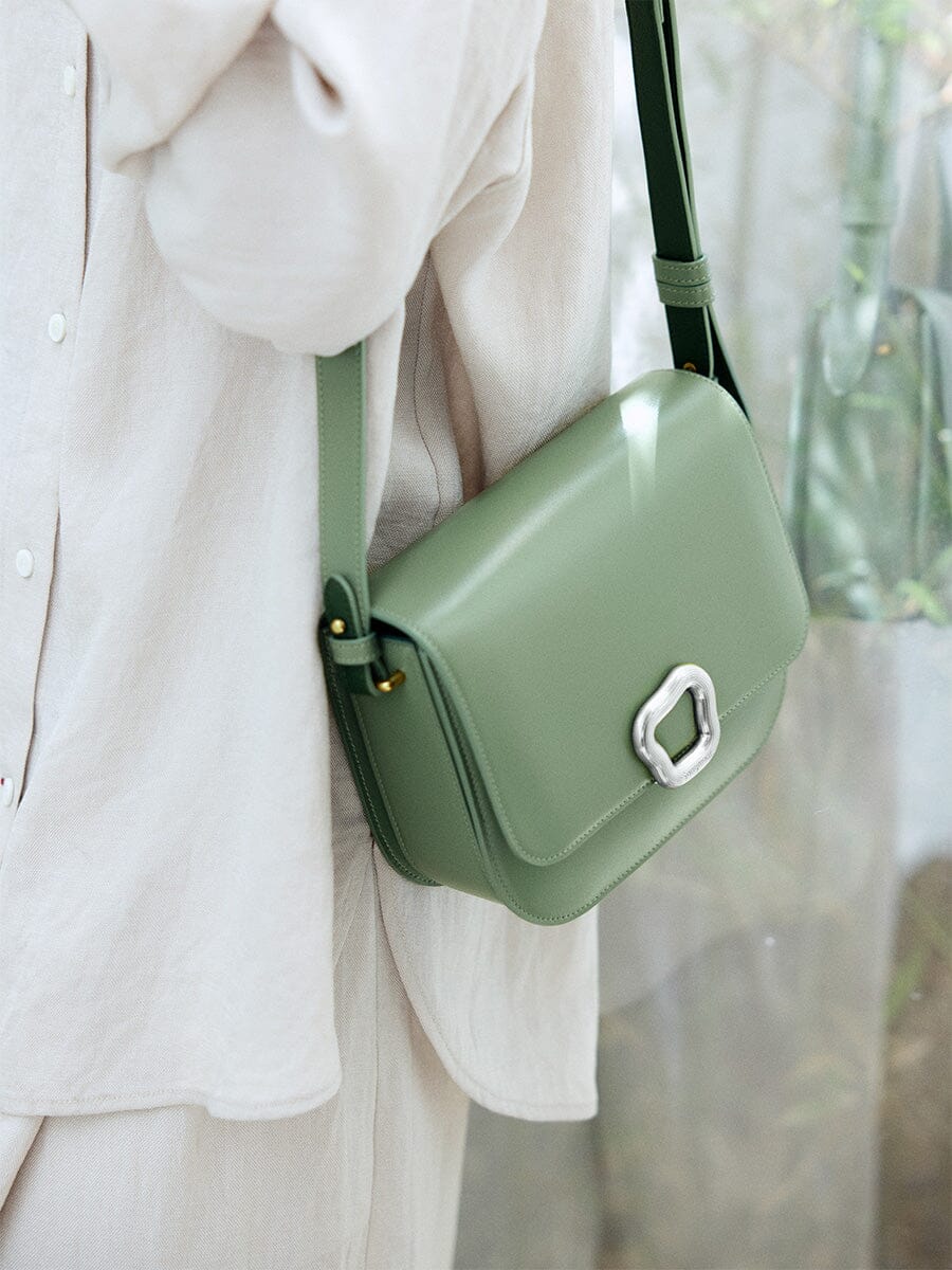 Reset Collection | Leather Tofu Bag | Elegant Oriental Design – Songmont