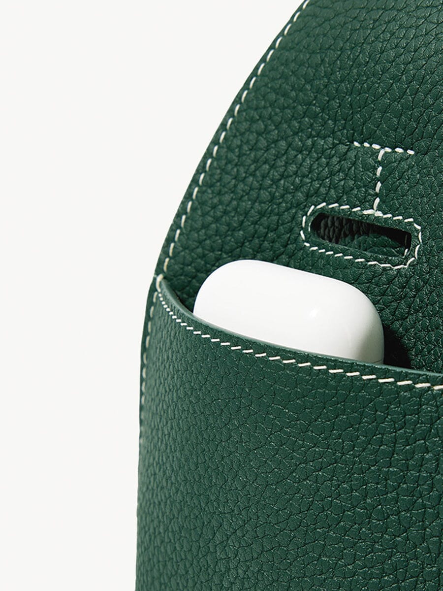 Mini Drippy Roof Bag | Emerald Full-Grain Leather – Songmont