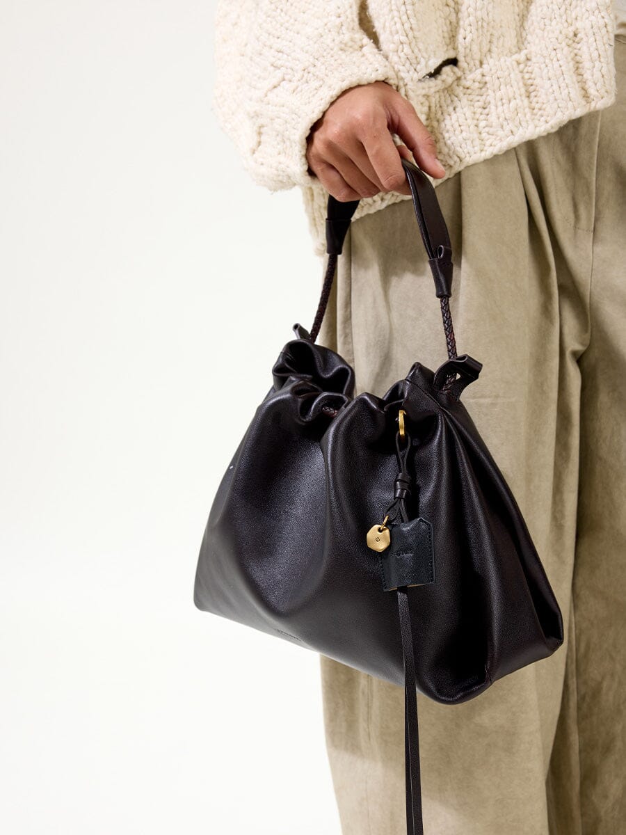 Ebony Small Gather Bag Set | Tote Bag | Chic and Practical Choice – Songmont