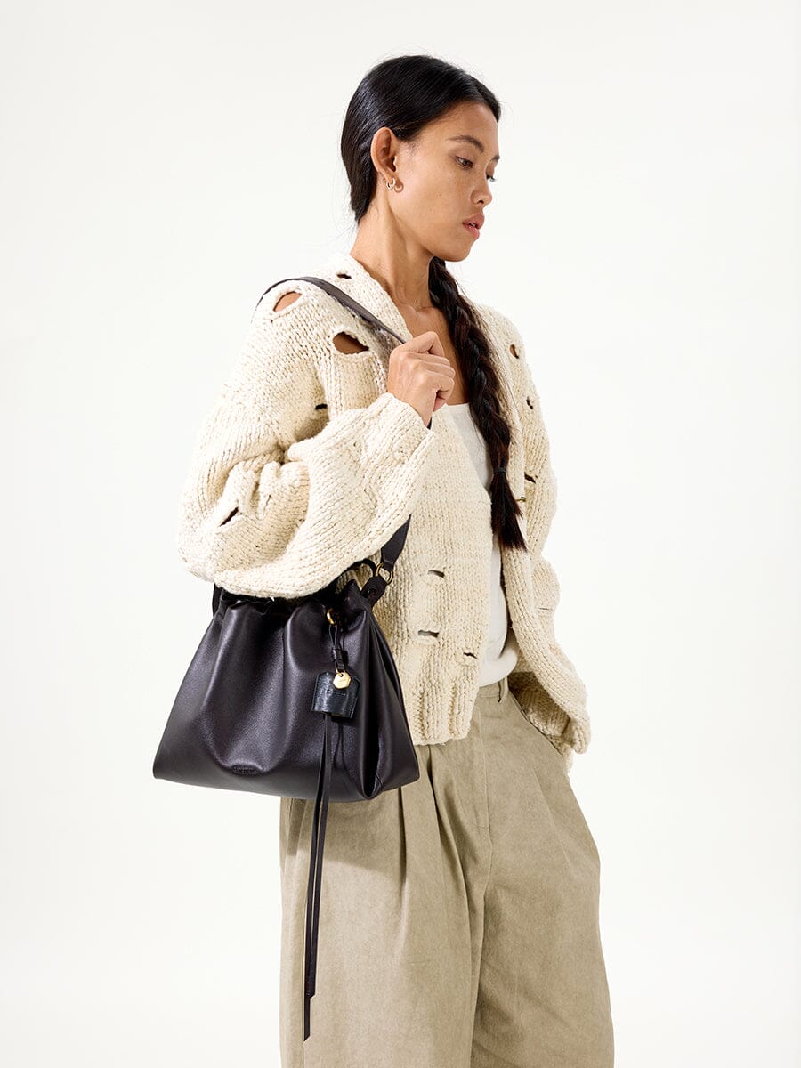 Ebony Small Gather Bag Set | Tote Bag | Chic and Practical Choice ...