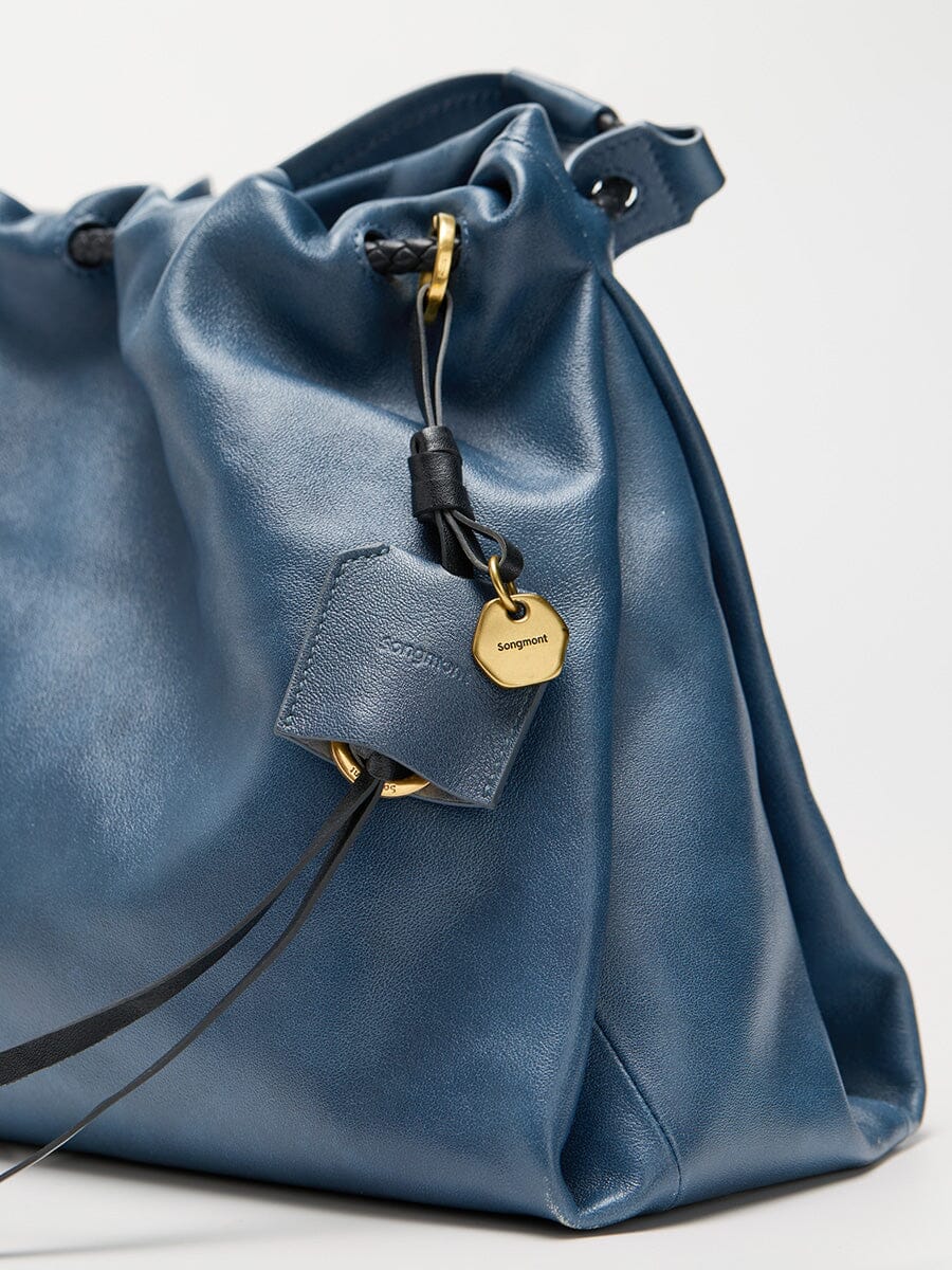 Navy Gather Bag Set | Tote Bag | Classic and Versatile – Songmont