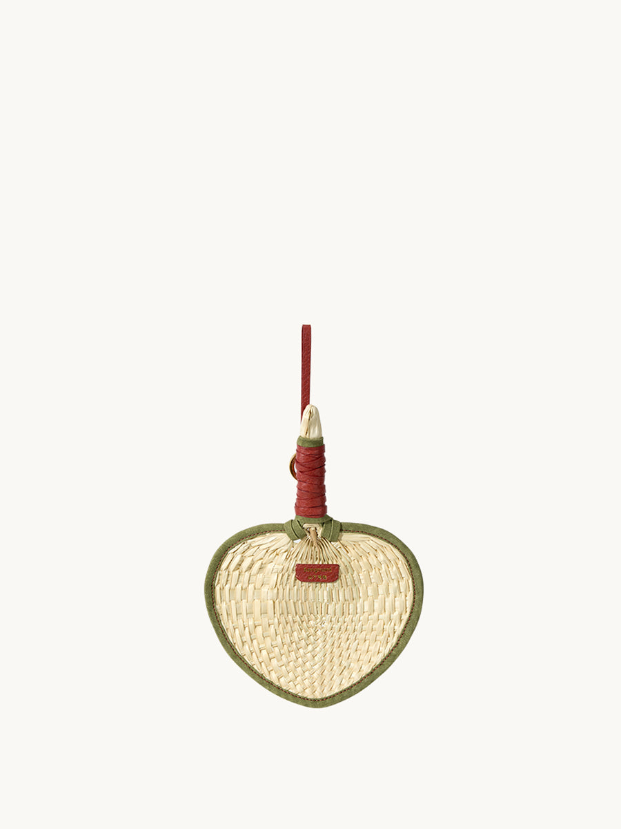 Flower Bloom Charm | Elegant Full-Grain Leather Accessory – Songmont